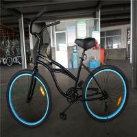 China 26 Inch Custom Stretch Single Speed Foot Brake Beach Cruiser Bike with Ordinary Pedal for sale