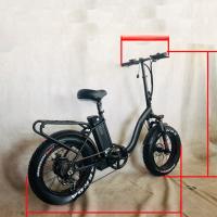 China High Speed 48V 1000W Fat Tire 4.0 Snow Tire Electric Folding Bike with Shimano 7 Speeds for sale