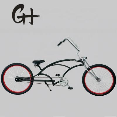 China 26inch Chopper Style Beach Cruiser Bicycle with Steel Fork and 150KG Load Capacity for sale