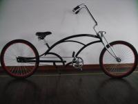 China 26inch Chopper Style Beach Cruiser Bicycle with Steel Fork and 150KG Load Capacity for sale