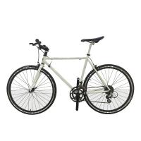 China Aluminum Threadless Stem 700C Hi-Ten Steel Frame Sunrace 14S Speeds Adult Road Bike for sale