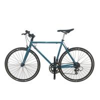 China Aluminum Threadless Stem 700C Hi-Ten Steel Frame Sunrace 14S Speeds Adult Road Bike for sale