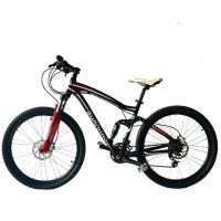 China Full Aluminum Suspension Mountain Bicycle with 24 Speeds and Hydraulic Disc Brake for sale