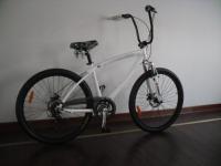 China OEM Color Paint 26inch 3.0 Tire Aluminum Frame Beach Cruiser Bicycle 7 Speed Shimano for sale