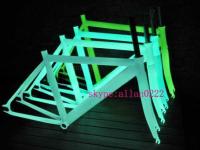 China Aluminum 700C FIXED GEAR BICYCLE Glow in the Dark Lightweight and Durable for sale
