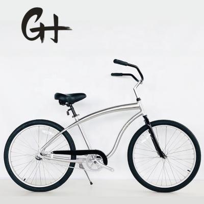 China 26inch Aluminum 6061 Frame Coaster Brake Single Speed Beach Cruiser Bicycle for Adult Men for sale