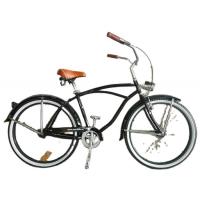 China Single Speed 26inch Men Beach Cruiser Bike with Hi-Ten Steel Frame and Aluminum Rim for sale
