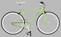 China Fixed Gear Bike with Steel Fork Material from 's Leading Bicycle for sale