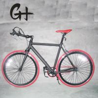 China 700C Full Matte Black OEM Aluminium Frame Single Speed Road Bike Gross Weight 13KG for sale