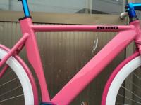 China 700C Fixed Gear Bike with Front Caliper Brake Aluminium Alloy Frame and Single Speed for sale