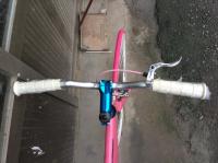 China 700C Fixed Gear Bike with Front Caliper Brake Aluminium Alloy Frame and Single Speed for sale