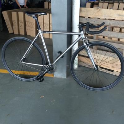 China 700C Single Speed Flip Flop Fixie Bike with Hard Frame 11kg OEM Customize Chrome for sale