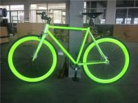 China Steel Frame 700C Fixed Gear Bike Glow in Dark Fixie Gear Bicycle Fix Gear Road Bike for sale