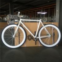China Fork Material Steel Customize Single Speed White Color Bici Fixie Bike for Adult for sale