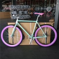 China Fork Material Steel Customize Single Speed White Color Bici Fixie Bike for Adult for sale