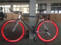 China Fork Material Steel Customize Single Speed White Color Bici Fixie Bike for Adult for sale