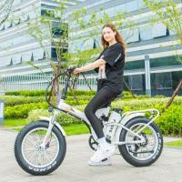 China 48V 21ah Lithium Battery CE Certified 1000W 50KM/H Big Snow Fat Tire Electric Folding Bike Full Suspension for sale