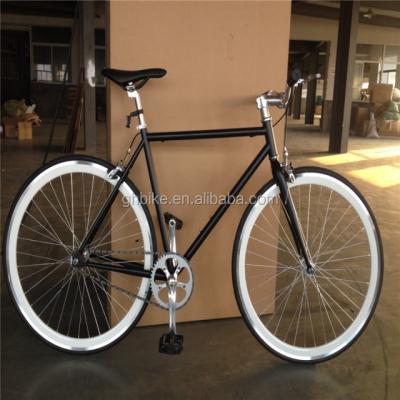 China Ordinary Pedal Fixie Bike 700c Single Speed Fixed Gear Bicycle with Double V Brake for sale