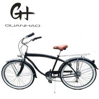 China 17kg Lightweight 26inch Hard Frame Non-rear Damper 7 Speeds Men Beach Cruiser Bikes for sale