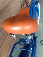 China Blue Color Single Speed 26 inch Men's Vintage Cruiser Bicycle with Front Wheel V Brake for sale