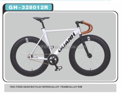 China Customized 700C Aluminium Alloy Fixed Gear Bike with 13kg Gloss Weight and Pantone Color for sale
