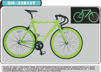 China Customized 700C Aluminium Alloy Fixed Gear Bike with 13kg Gloss Weight and Pantone Color for sale