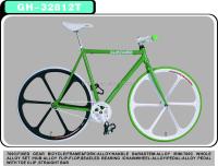 China Customized 700C Aluminium Alloy Fixed Gear Bike with 13kg Gloss Weight and Pantone Color for sale