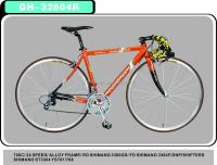 China Customized 700C Aluminium Alloy Fixed Gear Bike with 13kg Gloss Weight and Pantone Color for sale