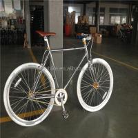 China Wellgo Pedal Equipped Vintage Fixie Fixed Gear Bike A Nostalgic Ride for Modern Times for sale