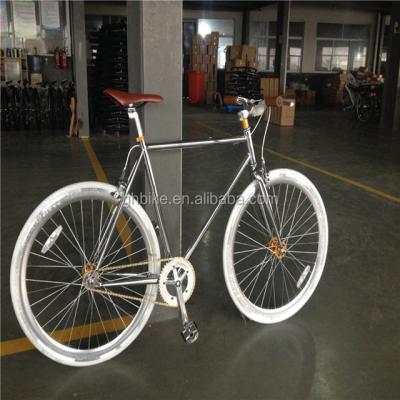 China Wellgo Pedal Equipped Vintage Fixie Fixed Gear Bike A Nostalgic Ride for Modern Times for sale