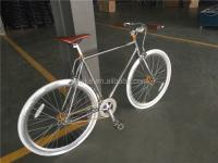 China 43mm Alloy Rim 700C Fixed Gear Cycle with Electroplate Finish and Chrome Steel Frame for sale
