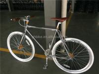 China 43mm Alloy Rim 700C Fixed Gear Cycle with Electroplate Finish and Chrome Steel Frame for sale