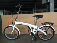 China 20 Inch Unisex Hybrid Folding Bike with 7 Gears and Aluminum V Brake Alloy Hub Quando for sale