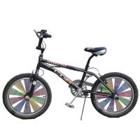 China ALuminium Thread Stem BMX 20inch Colorful 130H Spokes Chinese CE Kid Freestyle Bicycle for sale