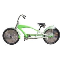 China Aluminum Alloy Rim 24inch 3.0 Tire Disc Brake Long Chopper Beach Cruiser Bike OEM/ODM for sale