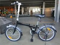 China Folding Bicycle 20 Inch 7 Gear 6 Speed Hi Ten Steel Frame Aluminum Alloy Shimano Folding Bike 13KG for sale