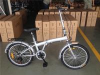 China Folding Bicycle 20 Inch 7 Gear 6 Speed Hi Ten Steel Frame Aluminum Alloy Shimano Folding Bike 13KG for sale