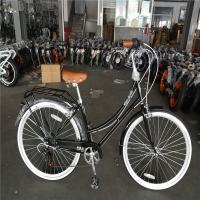 China 14KG Retro Ladies 7 Speed Vintage Bicycles 700C Adult Women's City Bike with Basket for sale