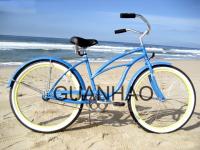 China CE and ISO 9001 Accredited Steel Fork Beach Cruiser Bike with Gloss Weight of 19kg for sale