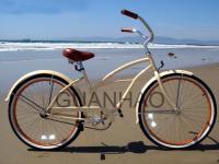 China CE and ISO 9001 Accredited Steel Fork Beach Cruiser Bike with Gloss Weight of 19kg for sale