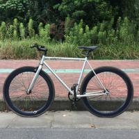 China Single Speed Bicycle 700c Fixie Bike with KMC Chain and Gross Weight 13kg for sale
