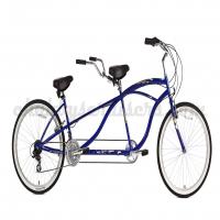 China OEM 26 Inch Adults Tandem Beach Cruiser Bike with 1.8m Length and 300kg Load Capacity for sale