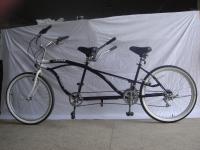 China OEM 26 Inch Adults Tandem Beach Cruiser Bike with 1.8m Length and 300kg Load Capacity for sale