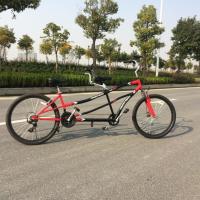 China Steel Fork 18 Speed Tandem Cruiser Bike for 2 Adults 26 Inch Leisure Tandem Bicycle for sale