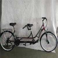 China Steel Fork 18 Speed Tandem Cruiser Bike for 2 Adults 26 Inch Leisure Tandem Bicycle for sale