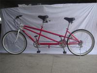 China Hard Frame Tandem Bicycle 26 Inch Touring and Leisure Adult Cruiser Double Seats Bike for sale