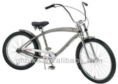 China Chopper Fork Beach Cruiser Bike 26'' with Aluminum Alloy Rim and CE ISO9001 Certificate for sale
