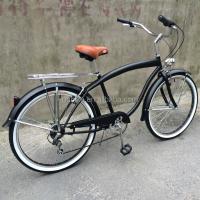 China Comfortable and Durable Men's 6 Speed Beach Cruiser Bicycle with 170MM Crankset for sale