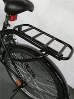 China 1.7m Length Black Color Single Speed Step Through Hybrid Bike 17kg Gross Weight for sale
