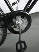 China 1.7m Length Black Color Single Speed Step Through Hybrid Bike 17kg Gross Weight for sale